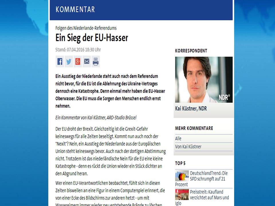 „Sieg der EU-Hasser“ und kein Respekt vor Wählern – SciFi
