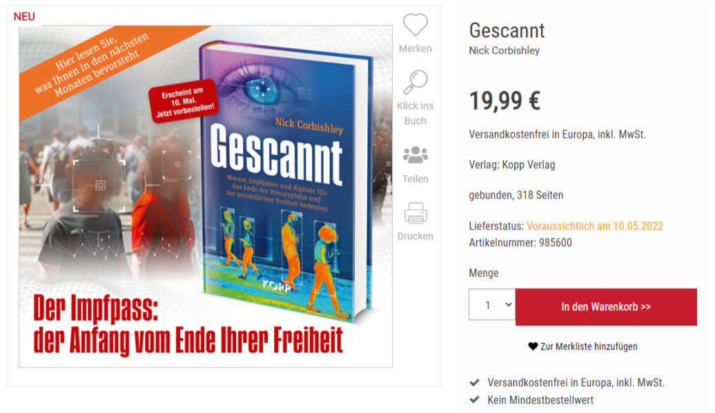 Kopp Gescannt – Neuerscheinungen – Kopp Verlag – www.kopp-verlag.de – SciFi